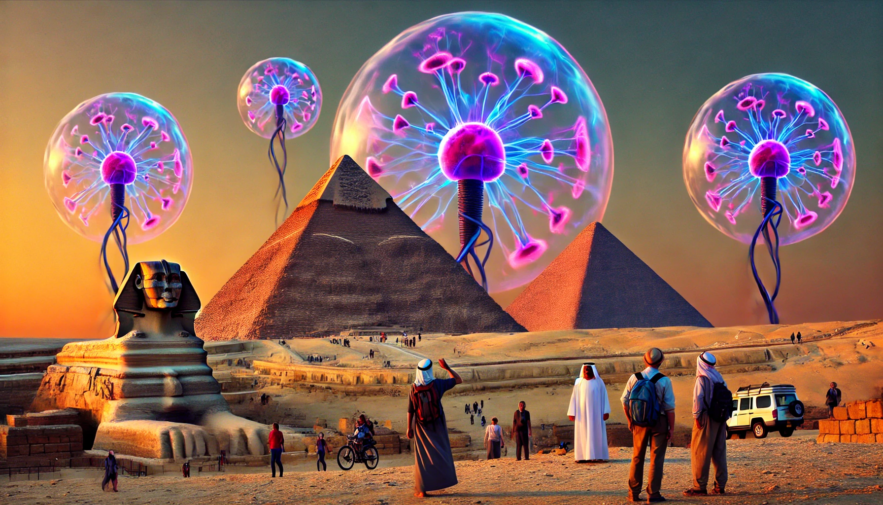 ¡Alerta piramidal! Descubren burbujas de plasma sobre las pirámides de ...